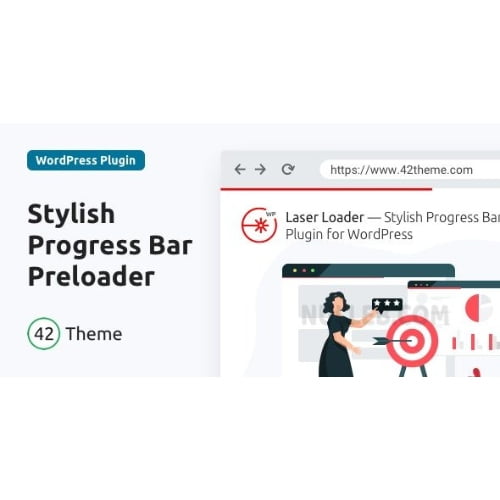 Laser Loader — Stylish Progress Bar Preloader - Digixcel