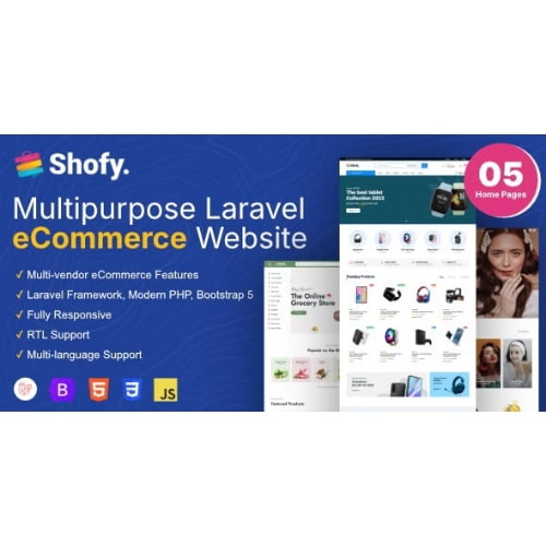 Shofy – eCommerce & Multivendor Marketplace Laravel Platform - Digixcel